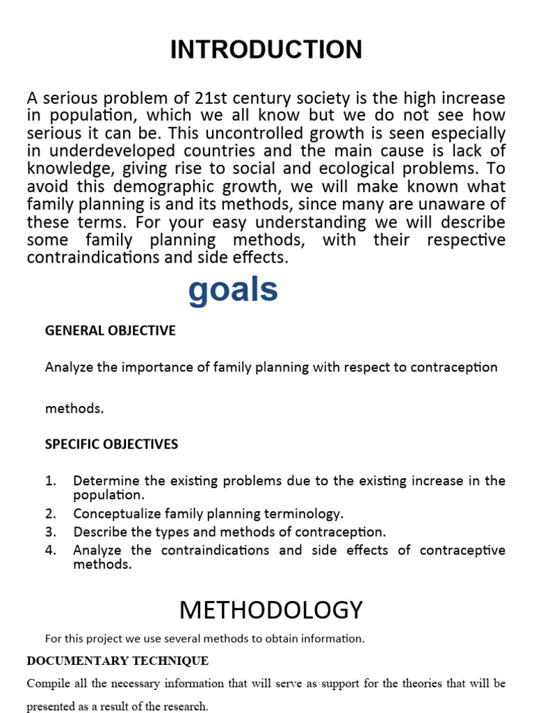 Contraceptive Methods | PDF | Birth Control | Family Planning