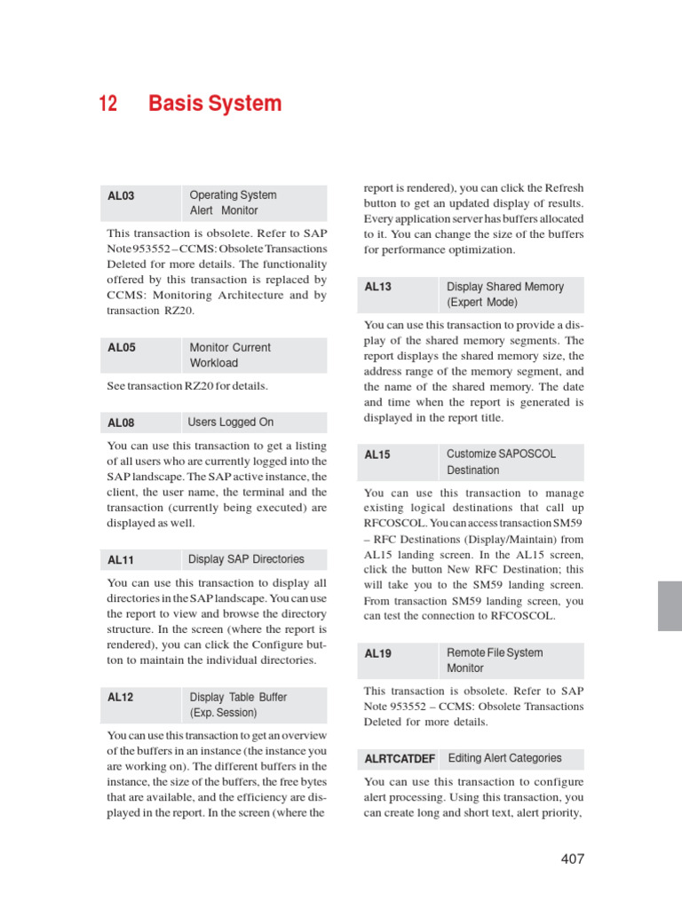 SAP Transaction Codes Your Quick Reference To Transactions in SAP | PDF ...