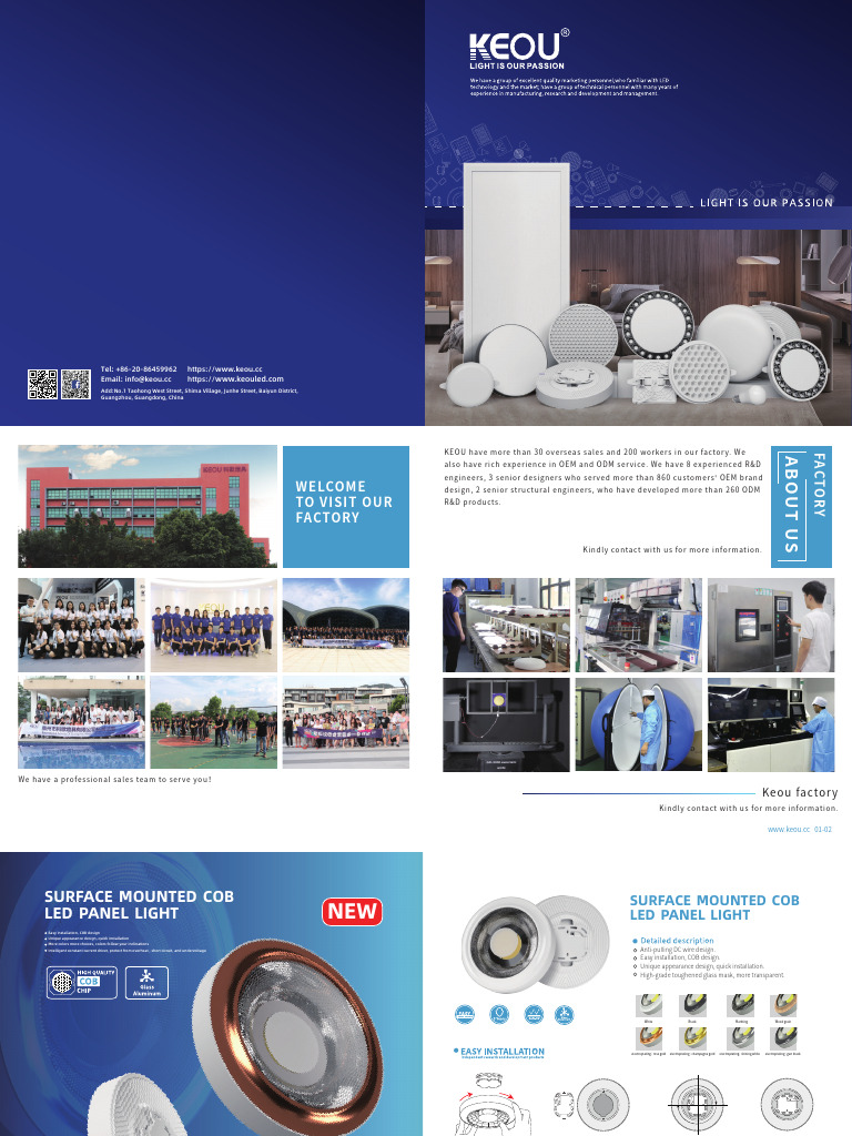 2023-Catalog of Indoor Lighting-KEOU | PDF | Lighting