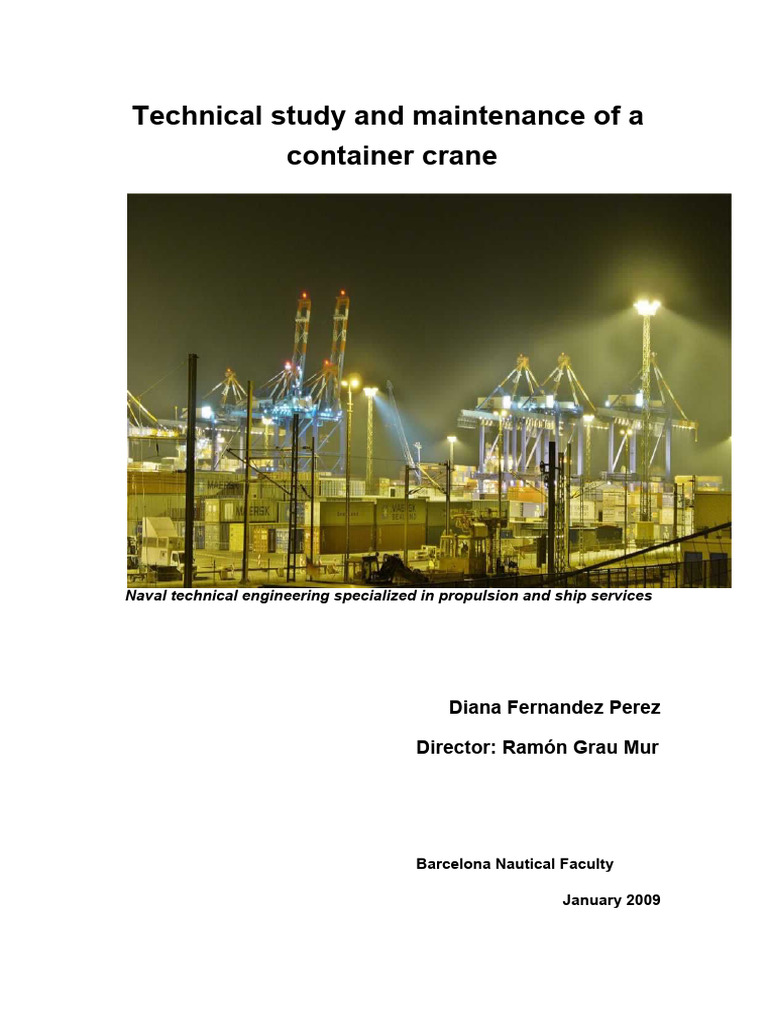 Container Cranes | PDF | Crane (Machine) | Containerization