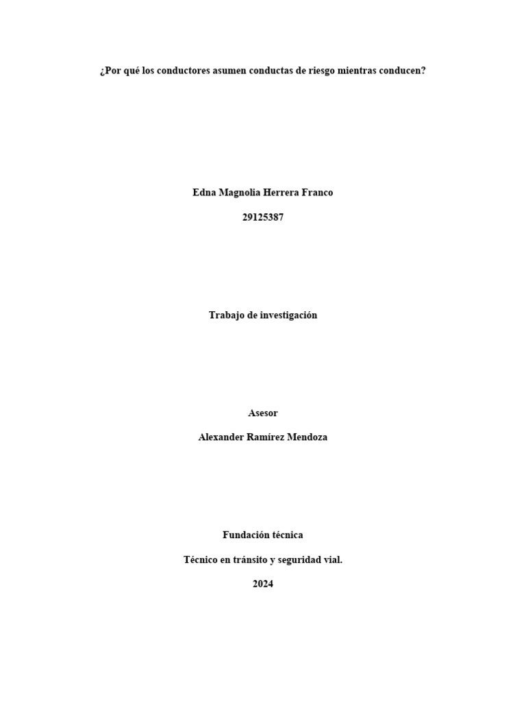 Trabajo de Investigación Edna Magnolia Herrera Franco | PDF | Métodos y ...