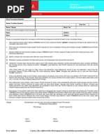 Formulir Cms BPD Diy | PDF