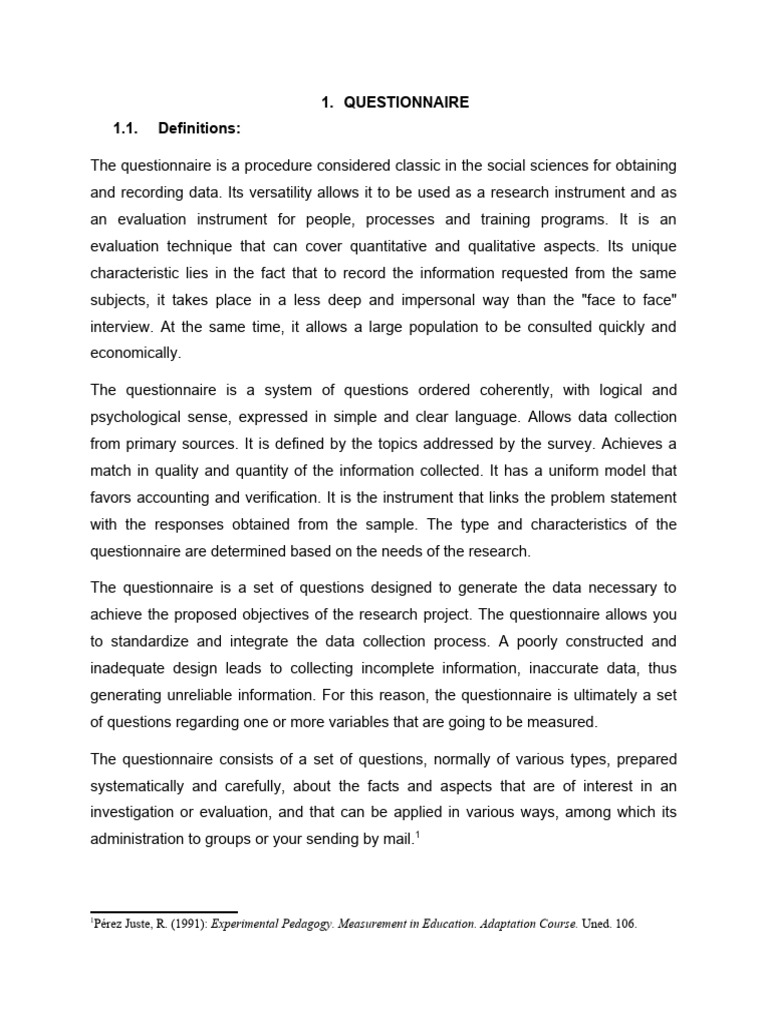 Questionnaire | PDF | Questionnaire | Sampling (Statistics)