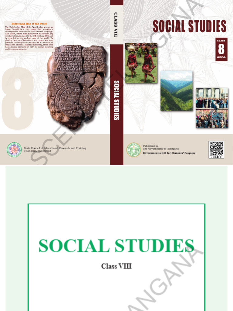 Telangana Class VIII Social Studies Guide | PDF | Contour Line