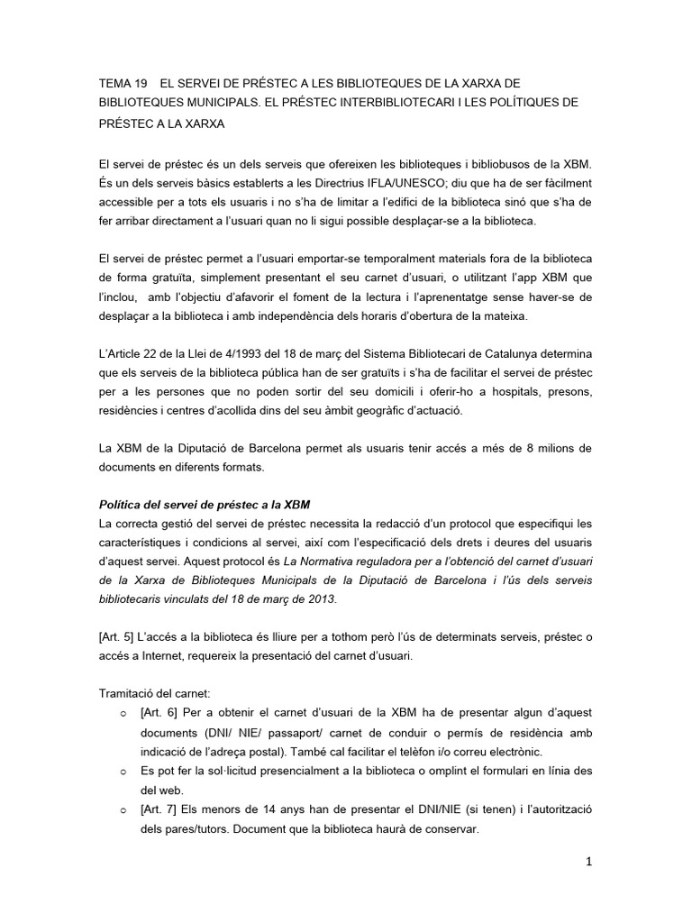 TEMA 19 - Préste - Opos Bibliologia | PDF