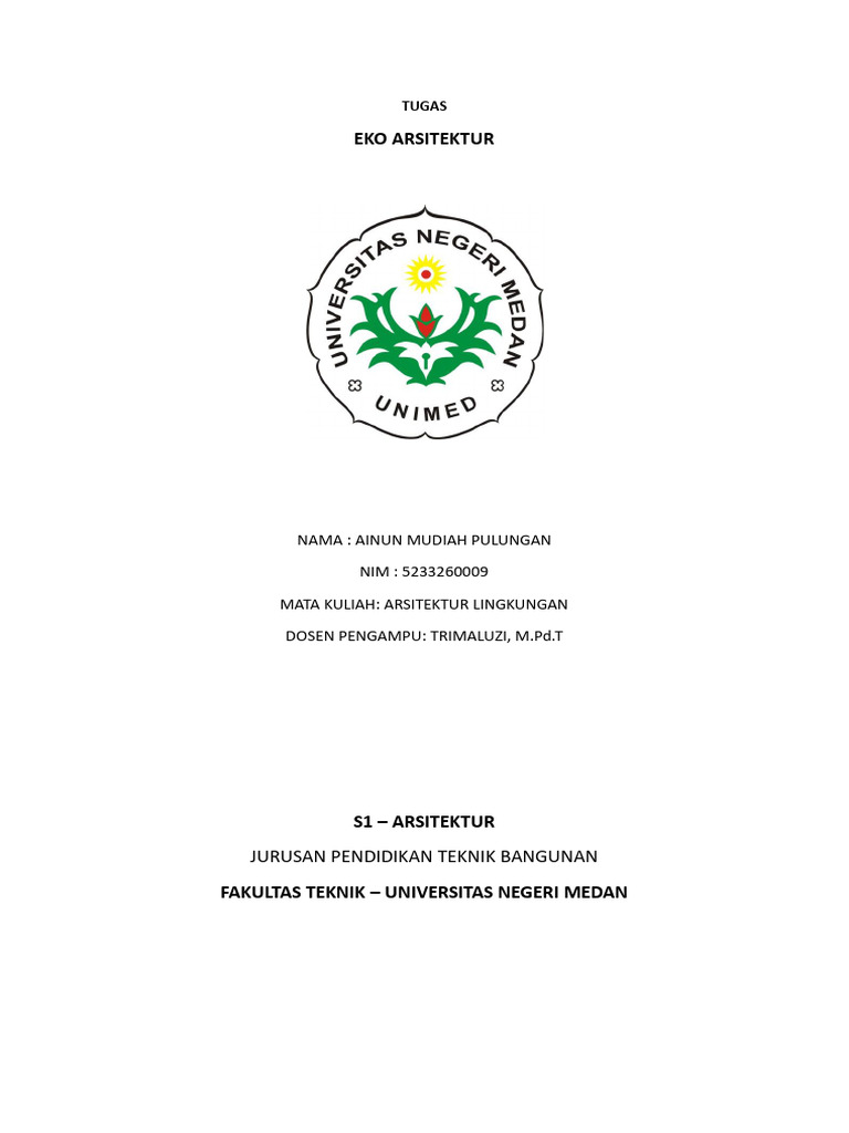 Eko-Arsitektur: Contoh dan Teknologi | PDF | Seni | Sains & Matematika