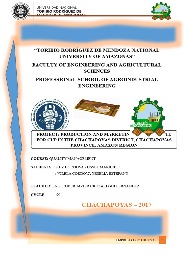 Chocolate Quality Management System | PDF | Iso 9000 | Food Safety