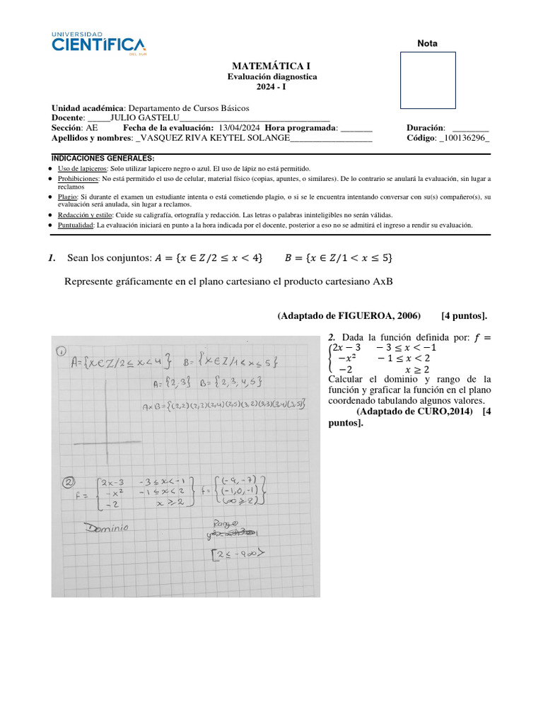 ED - Matemática 1 - Villa - JULIO GASTELU - 1AE-1 | PDF | Métodos y ...