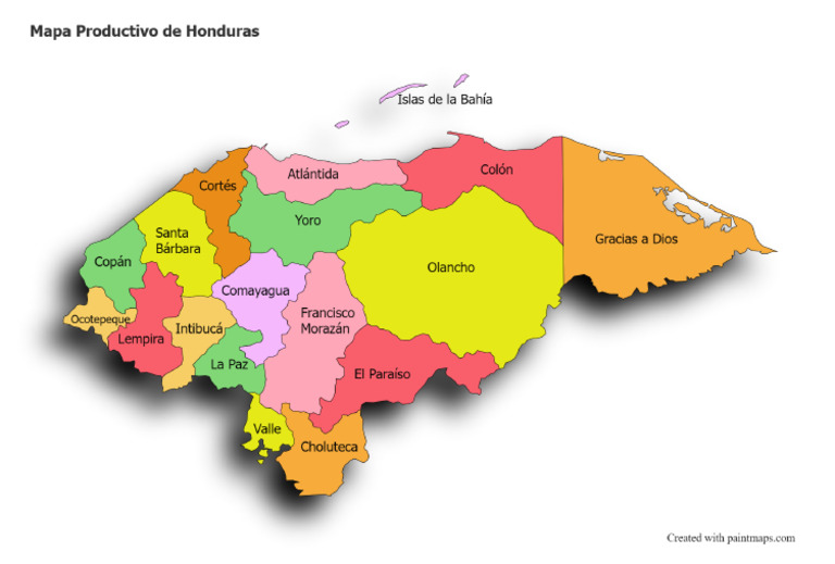 Mapa Productivo de Honduras | PDF