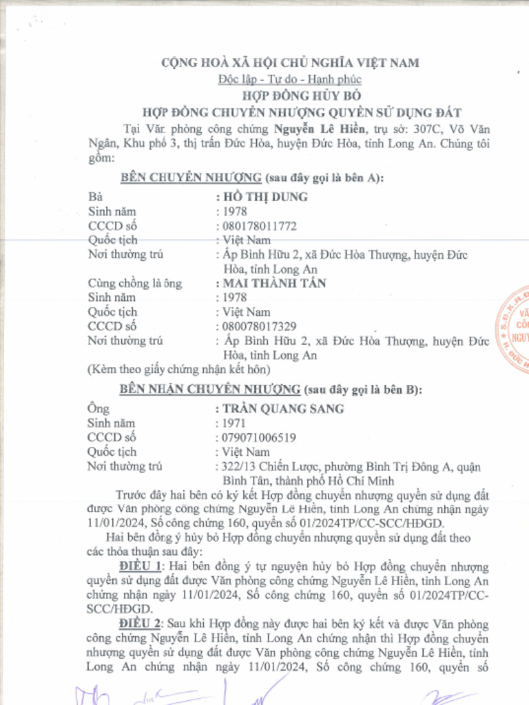 Hop Dong | PDF