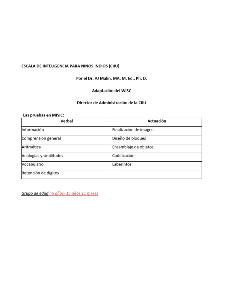 MISIC - Manual Edt | PDF | Inteligencia
