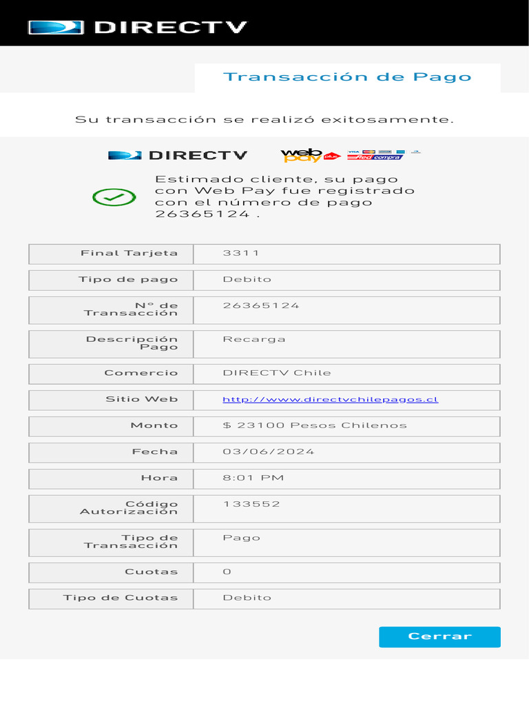 DIRECTV® Chile | PDF