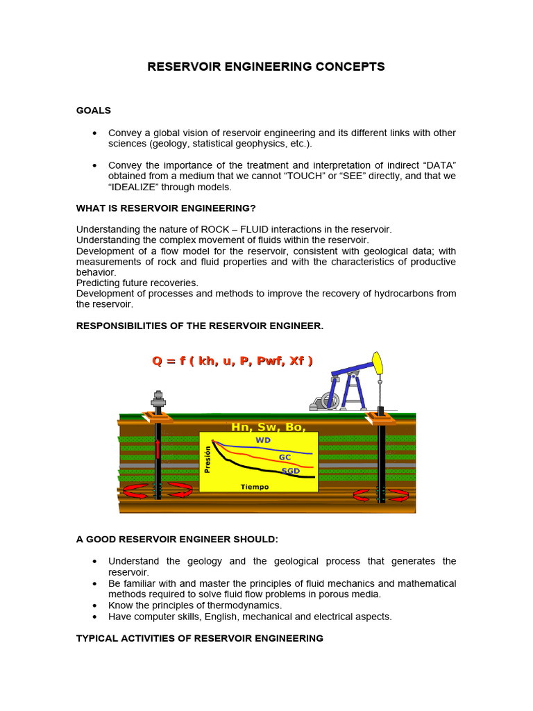 Reservoir Engineering Concepts | PDF | Petroleum Reservoir | Petroleum