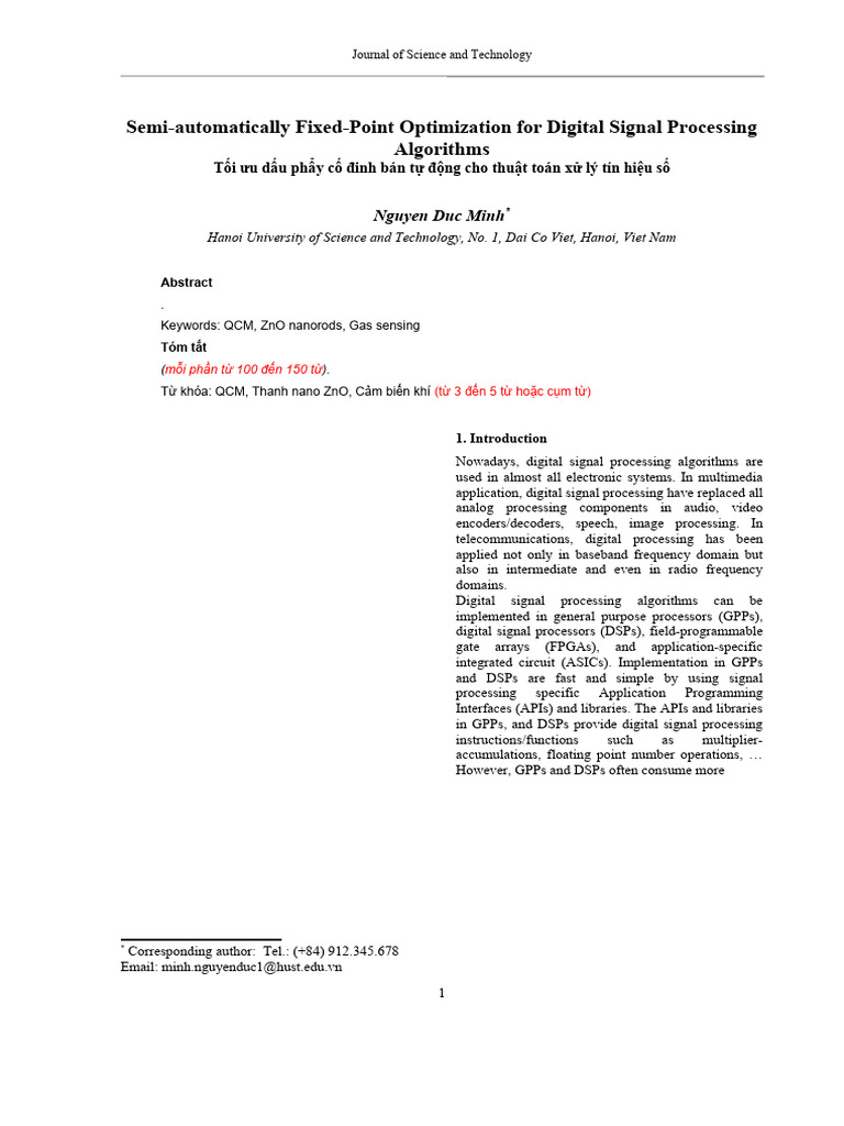 Modelling-Optimization-Hardware Implementation and Validation of Digital Signal Processing ...