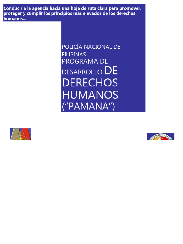 PNP Derechos Humanos | PDF | Policía | Violación