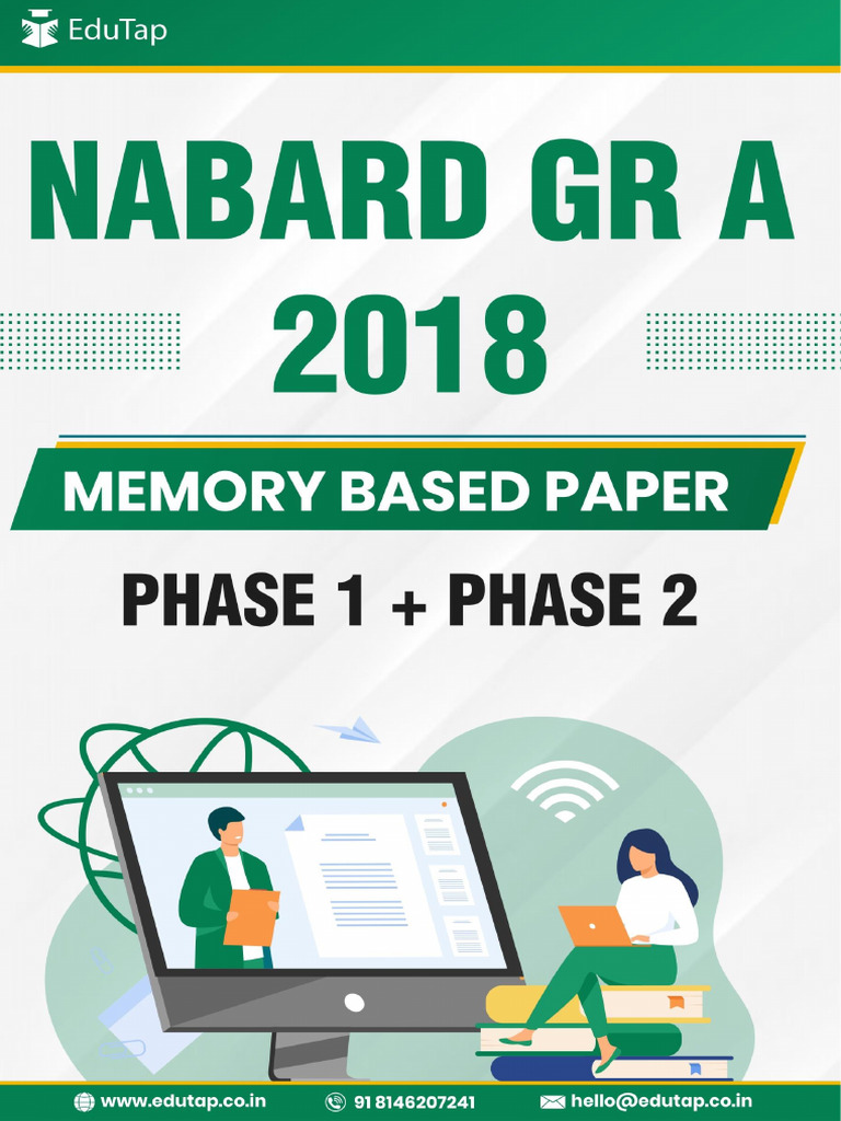 NABARD 2018 - PYQ (Phase 1 + Phase 2) | PDF