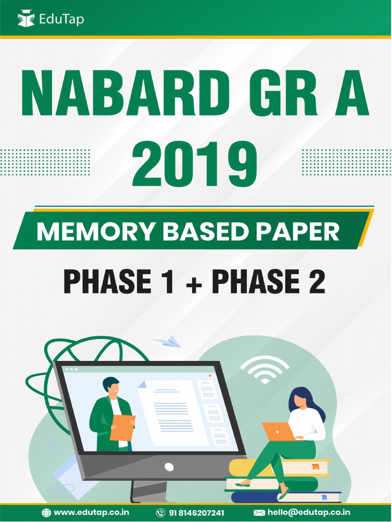 NABARD 2019 - PYQ (Phase 1 + Phase 2) | PDF