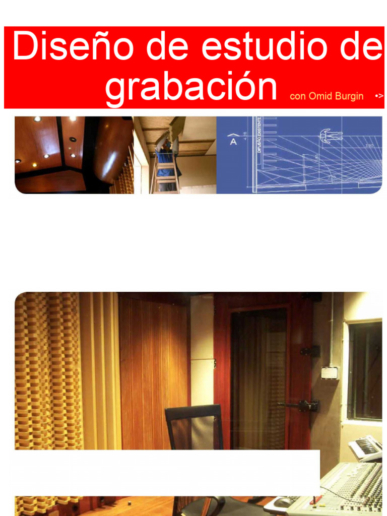 Diseño de Estudio de Grabación Casero | PDF | Escuchando | Acústica
