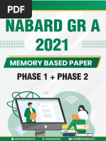 NABARD Grade A 2024 Phase 2 Question Paper | PDF | Reason
