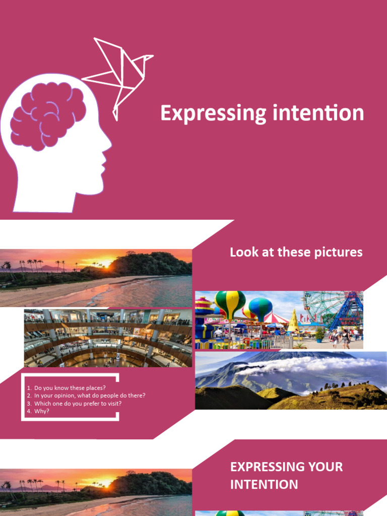 Expressing Intention - X - AMBI BI | PDF | English Language ...