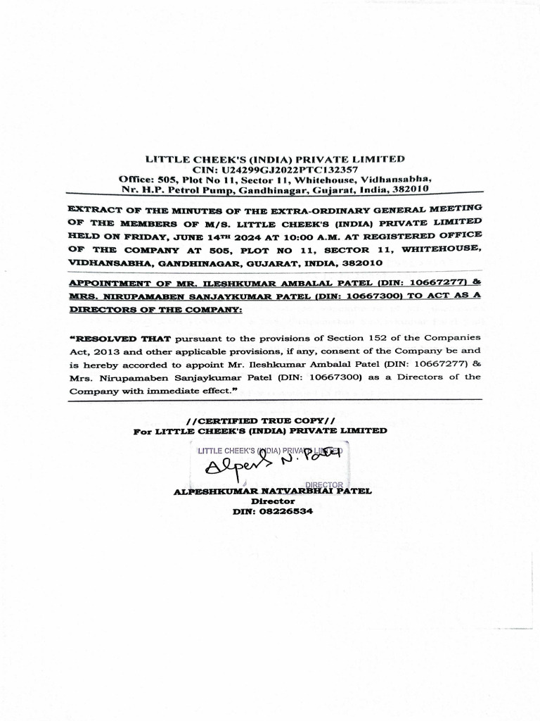 Title Documents For A Company | PDF