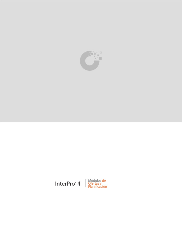 Manual Ofertas Planificacion InterPro 4 | PDF | Computación en la nube ...