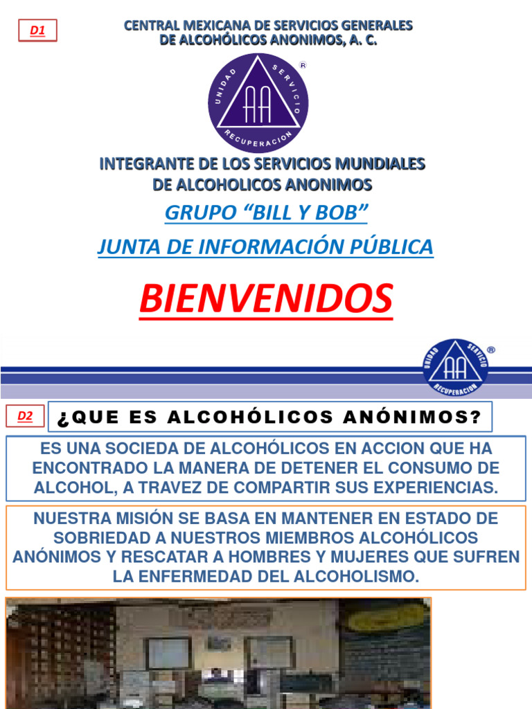 AA - Inform.publicacolegios D1 74.ok | PDF | alcoholicos anonimos ...