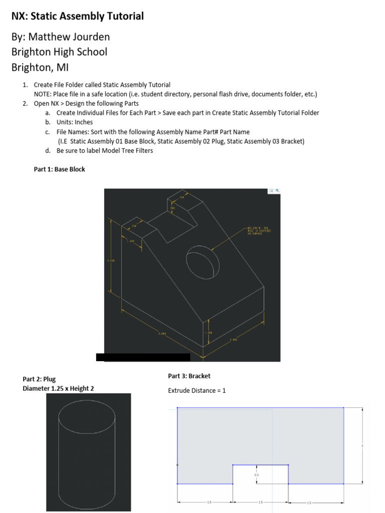07a NX Static Assembly Tutorial | PDF | Electrical Connector | Icon (Computing)