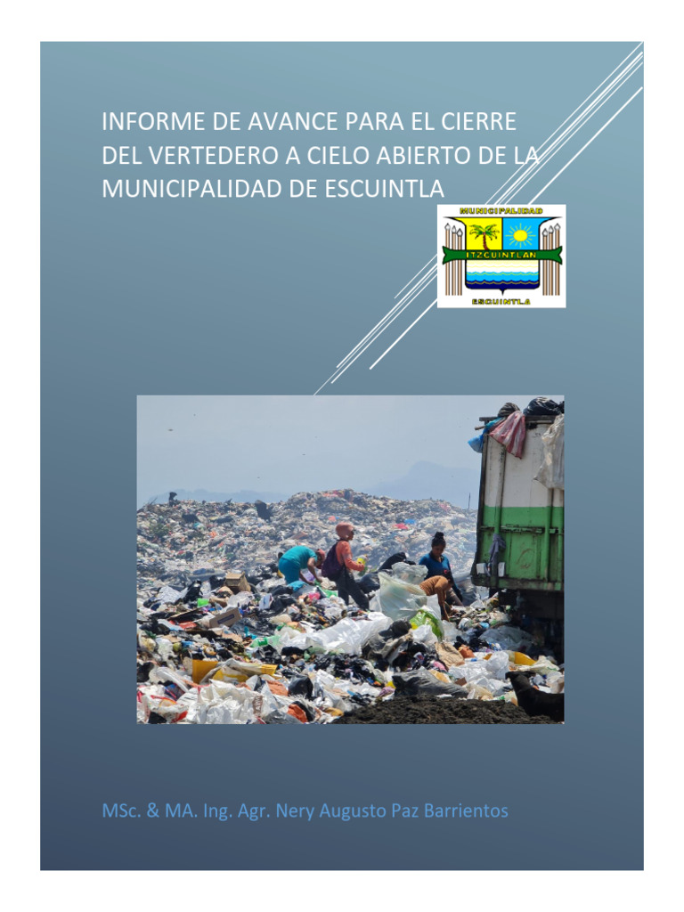 4informe Avance de Cierre Vertedero 2022 | PDF | Residuos | Vertedero