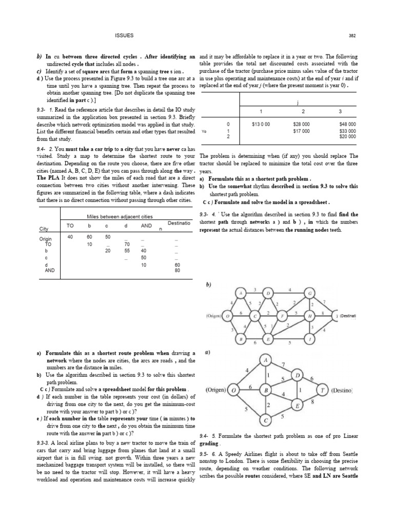 Qdoc - Tips - Network Problems | PDF | Linear Programming | Mathematical Optimization