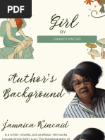 Girl Jamaica Kincaid (West Indies, 1978) | PDF | Clothing | Foods