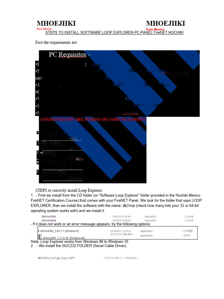 Steps To Install Loop Explorer Software | PDF | Microsoft Windows ...