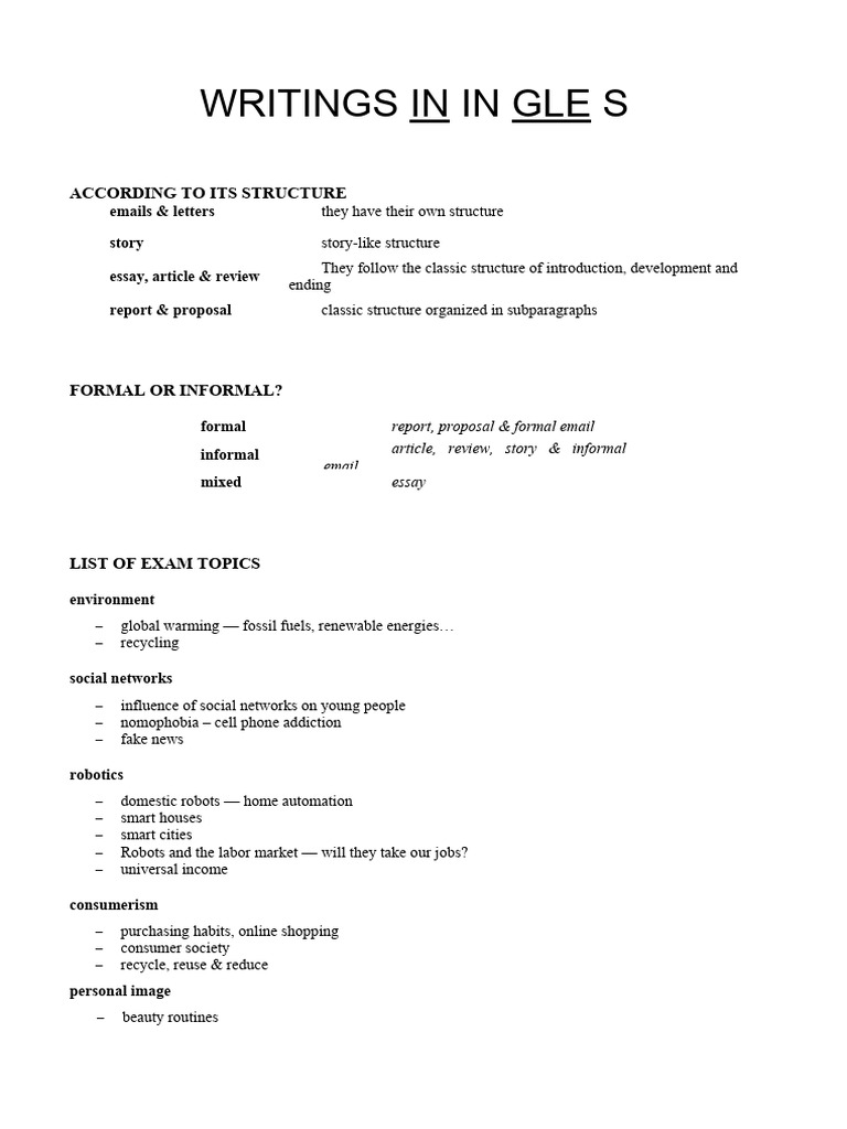 C1 EOI Writing Guide and Examples | PDF | Multilingualism | English ...
