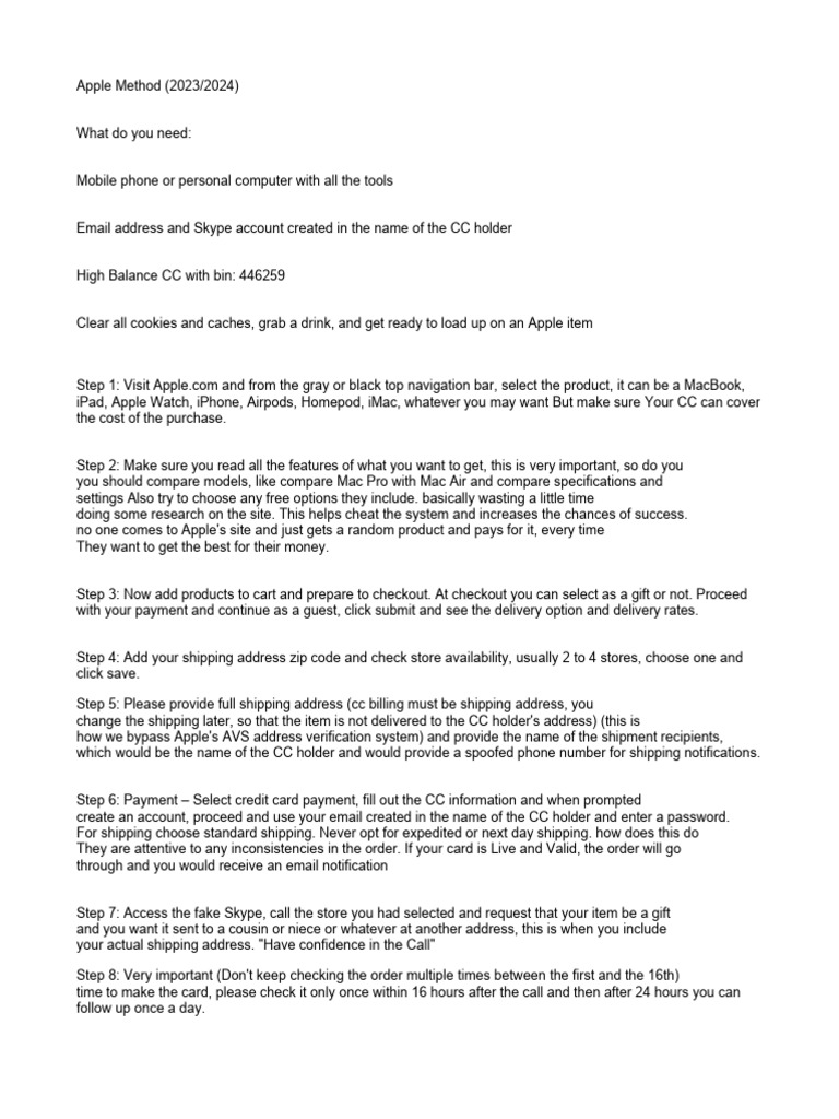 Apple Method 2023 | PDF | Apple Inc. | Computing