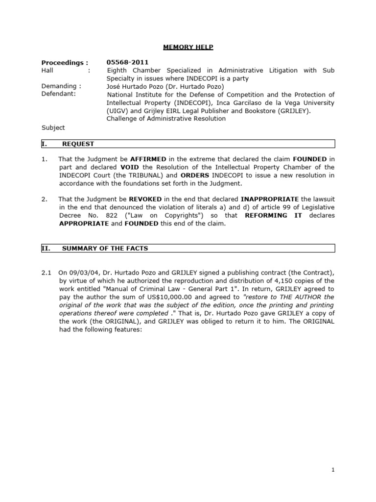 Aid Model Memory Process Leo Ok | PDF | Lawsuit | Judgment (Law)