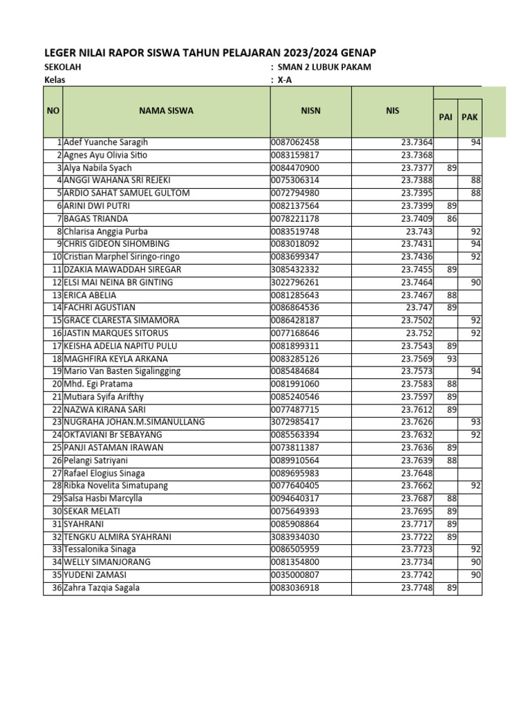 Leger 20232 X-A | PDF