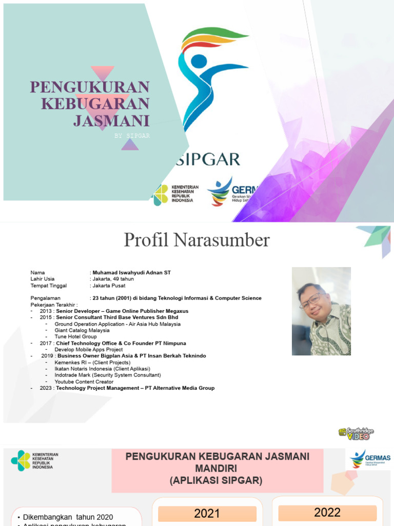 Aplikasi SIPGAR untuk Pengukuran Kebugaran | PDF