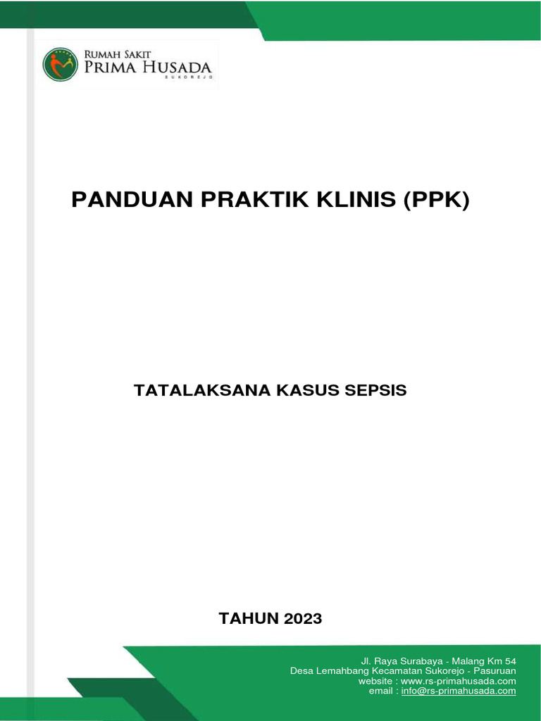 PPK - CP Sepsis Anak | PDF | Sains & Matematika