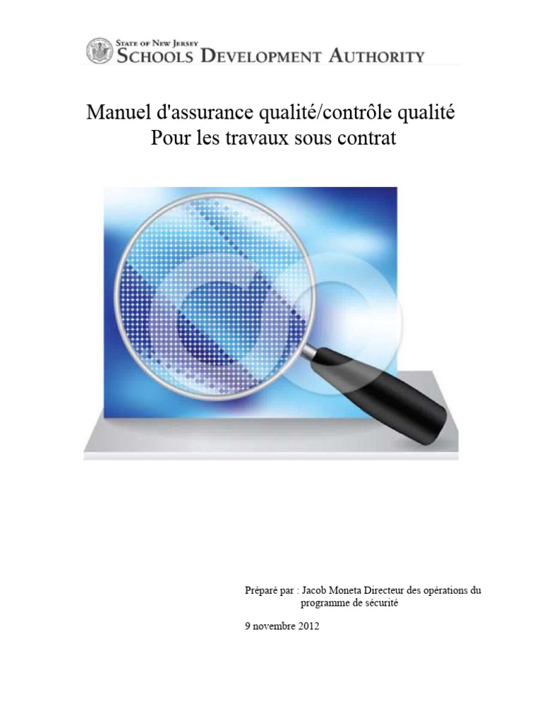 Assurance Qualité Manuel de Contrôle Qualité PDF | PDF | Calibrage ...
