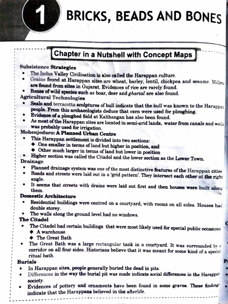 History First Five Chapters Short Notes | PDF | Ashoka