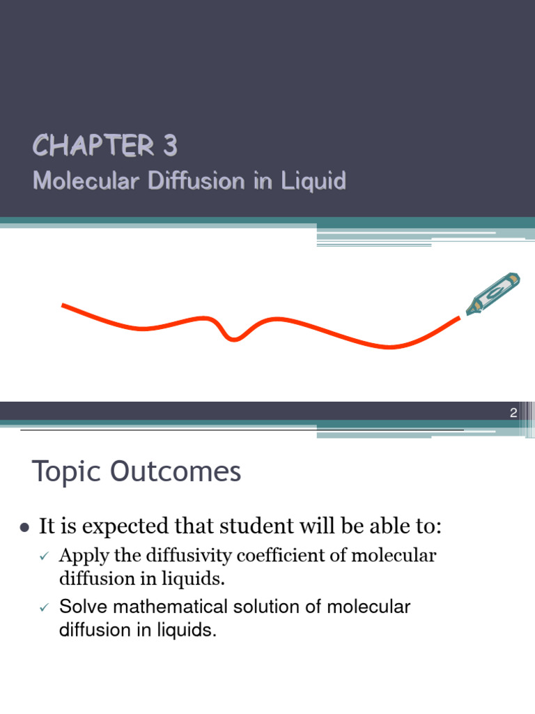 Chapter 3 Molecular Diffusion in Liquid | PDF | Diffusion | Water