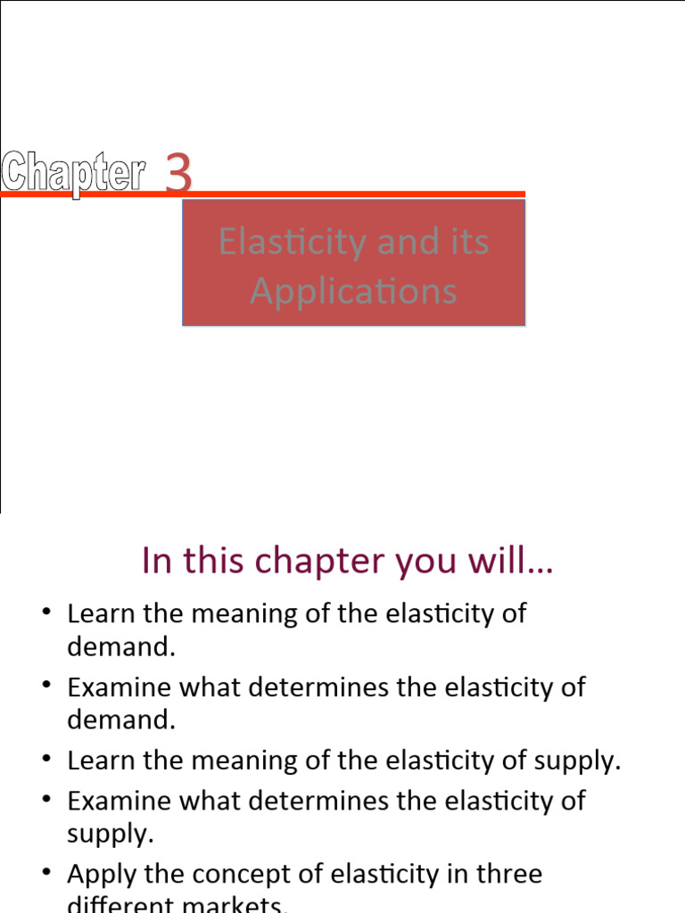 Understanding Demand and Supply Elasticity | PDF | Elasticity ...