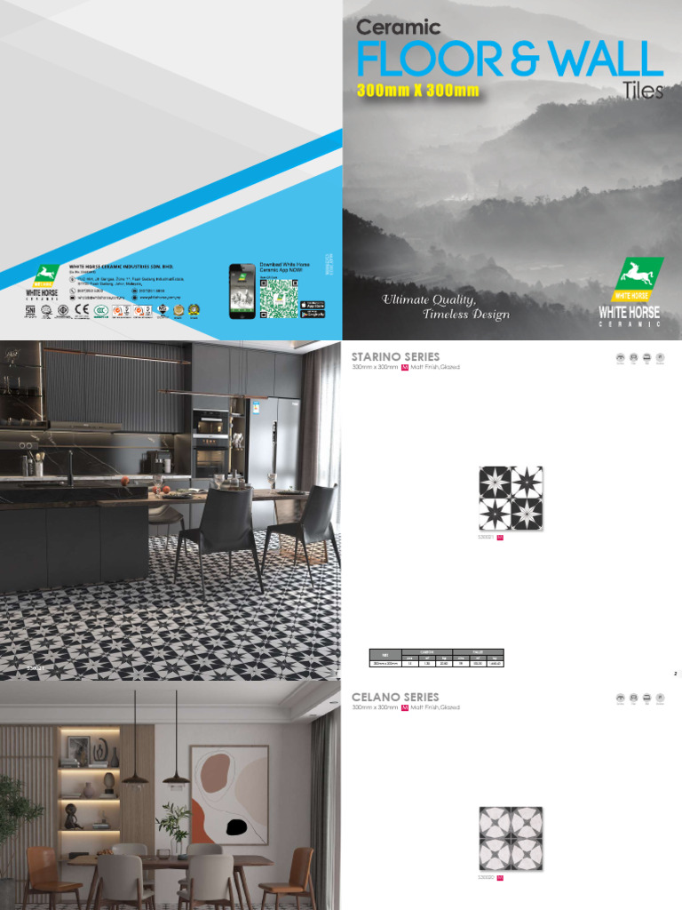 CERAMIC FLOOR WALL TILES 300mm X 300mm | PDF