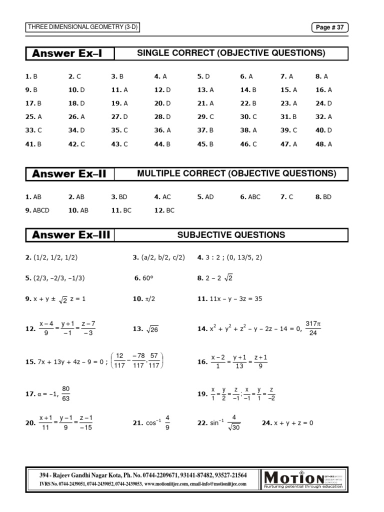 Answer Key | PDF | Graphics | 3 D Computer Graphics
