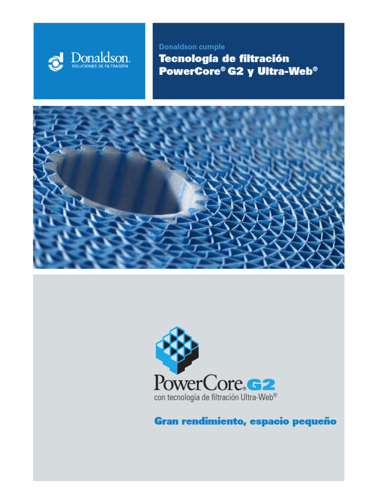 Tecnologia de Filtracion PowerCore G2 y Ultra Web | PDF | Filtración ...