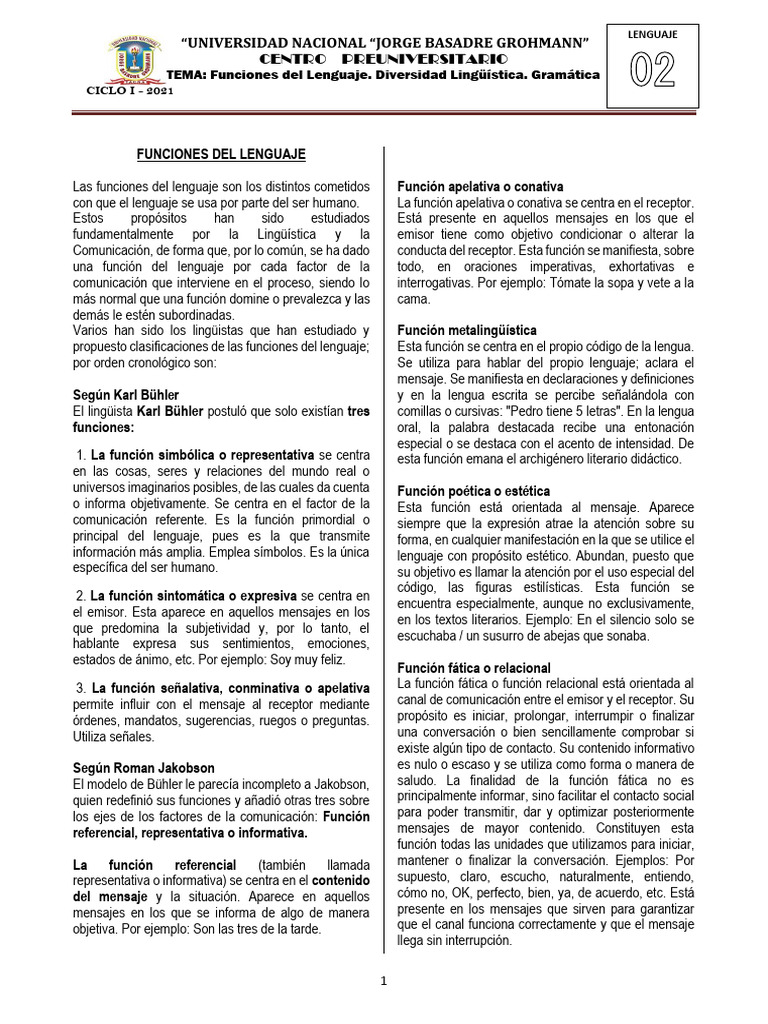 Pract. 02 Lenguaje | PDF | Palabra | Gramática