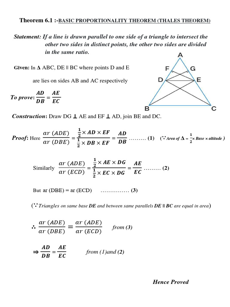 10th Theorems in Eng | PDF | Circle | Perpendicular