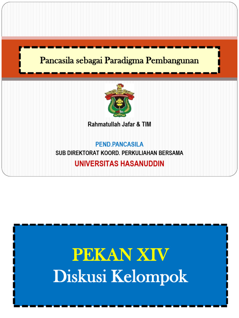 Tema 7. Pancasila Sebagai Paradigma Pembangunan-DK | PDF