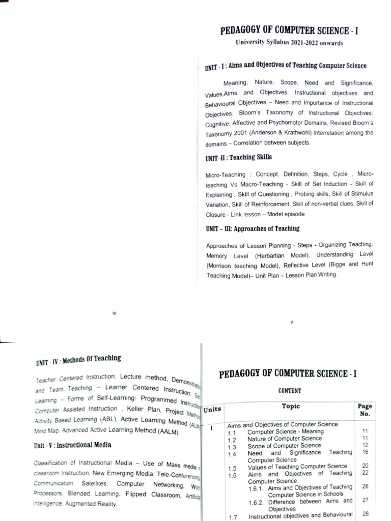 Pedagogy of Computer Science | PDF