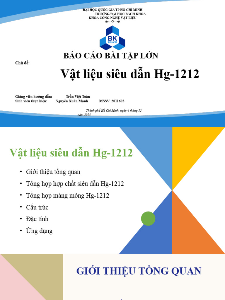 Thuyết trình VLSD | PDF